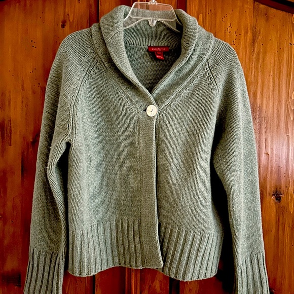 Sundance | Sweaters | Sundance Wool Cropped Cardigan Sea Foam Green ...